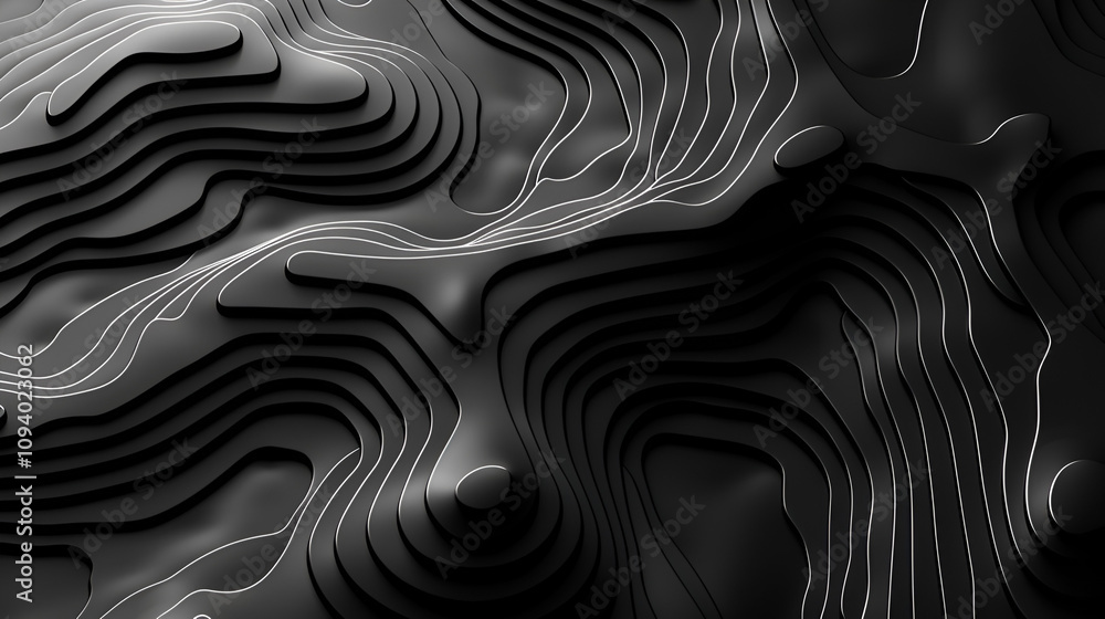 Abstract wave paper curved reliefs background .gradient multicolor wave ...