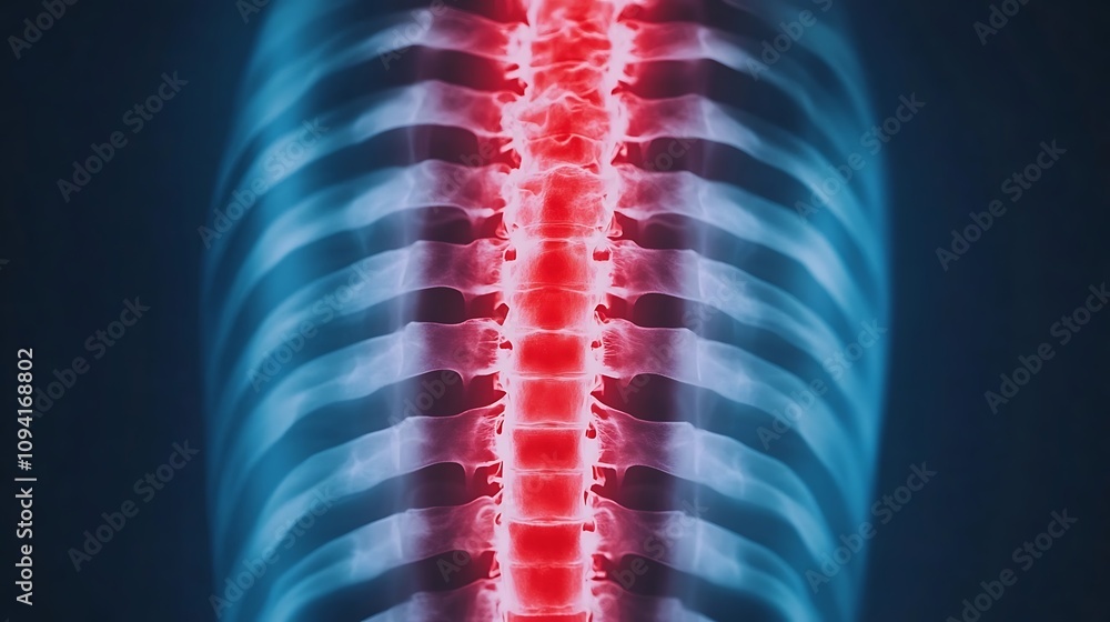 X ray scan revealing the intricate details of the human skeletal ...