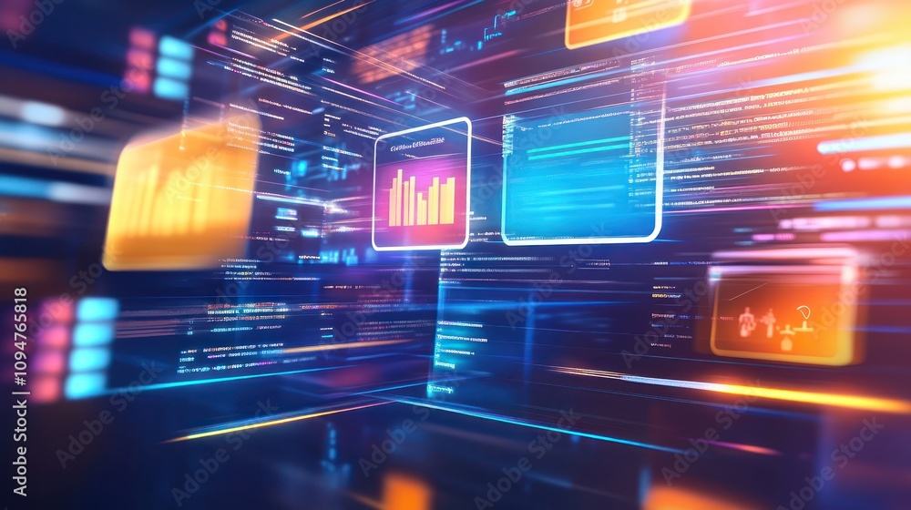 Digital Streams: A Visual Representation of Data Flow and Processing ...