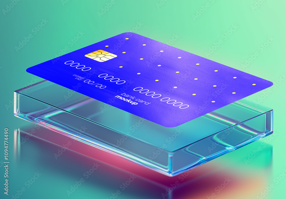 Bank Card Mockup Generated with AI Stock Template | Adobe Stock