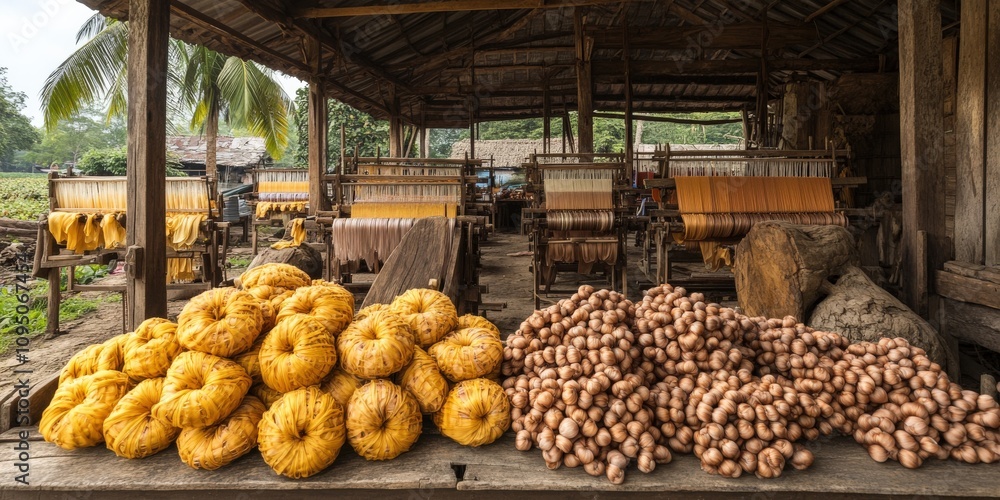 Traditional Jaggery Making Process with Sugarcane Juice and Coconut ...
