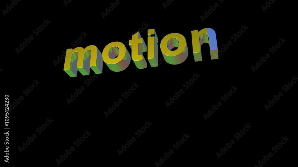 3d text motion graphics text animation with black background. glowing ... 3d text motion graphics text animation with black background. glowing ...