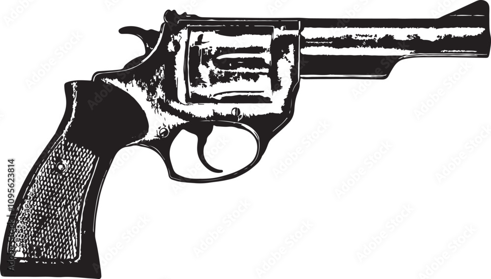 Vector Silhouette Collection: Clean and Bold Designs Collection of Guns ...