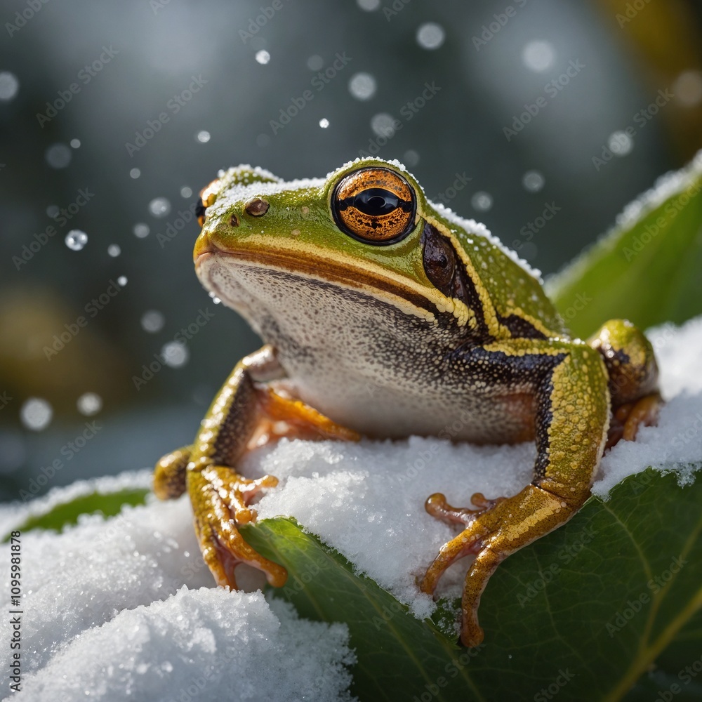 Amphibian Green Frog Nature Wildlife Wetland Pond Life Frog Species Eco ...