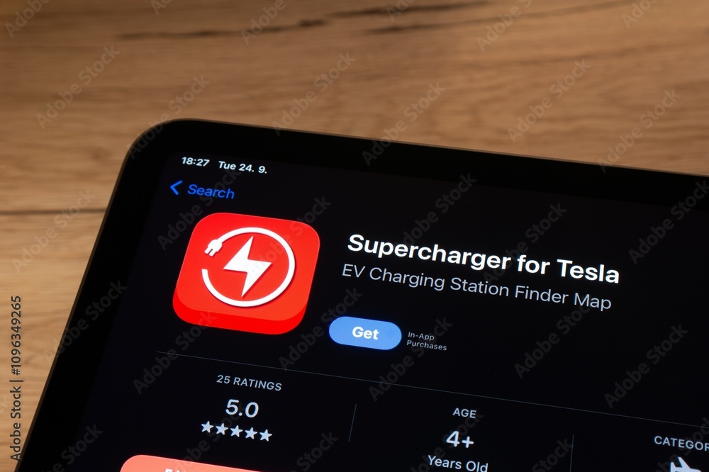 App store with Supercharger for Tesla mobile application to be ...