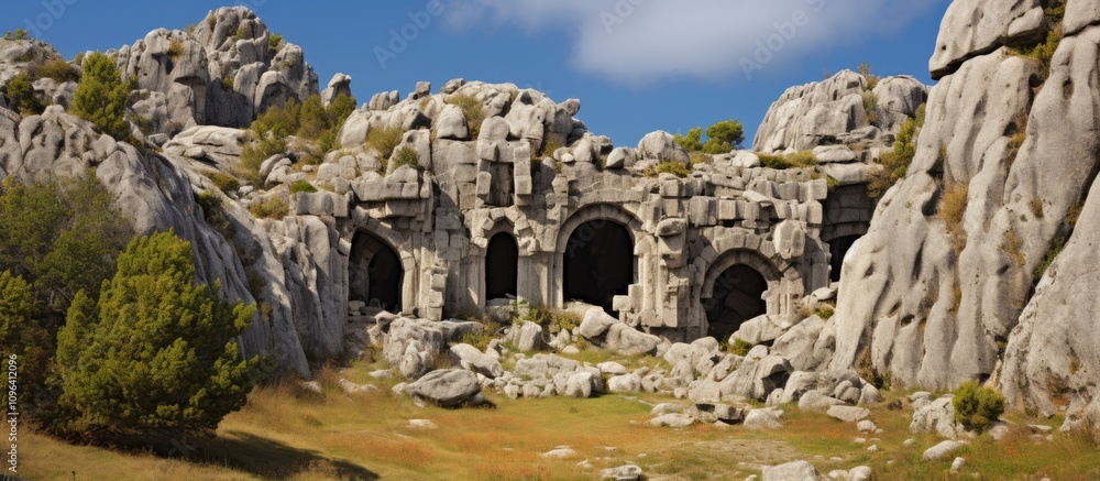 Evdirhan accommodation site for camel caravans near ancient Termessos ...