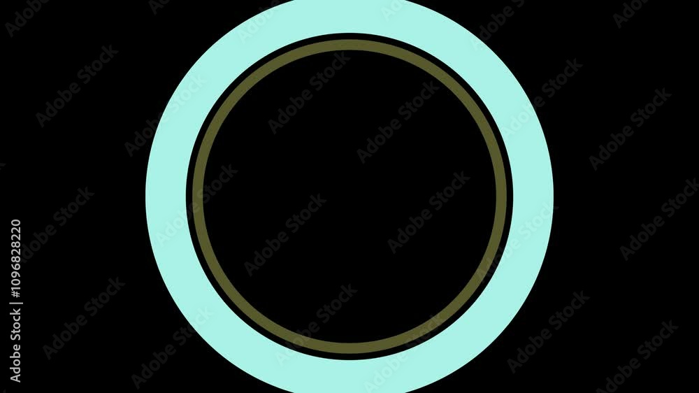 Logo reveal animation template on black screen background. 3D rendering ...