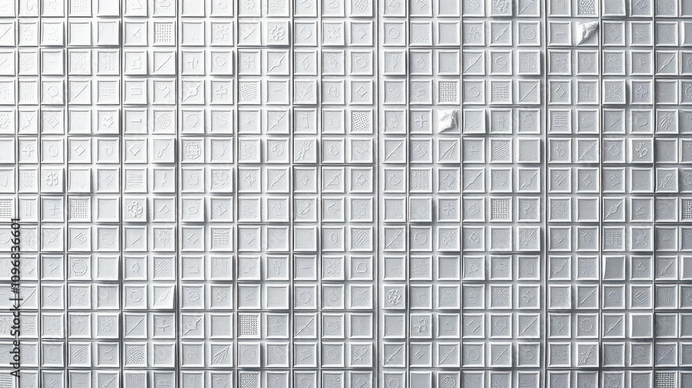Wafer textured background with interlocking squares and lines for a ...