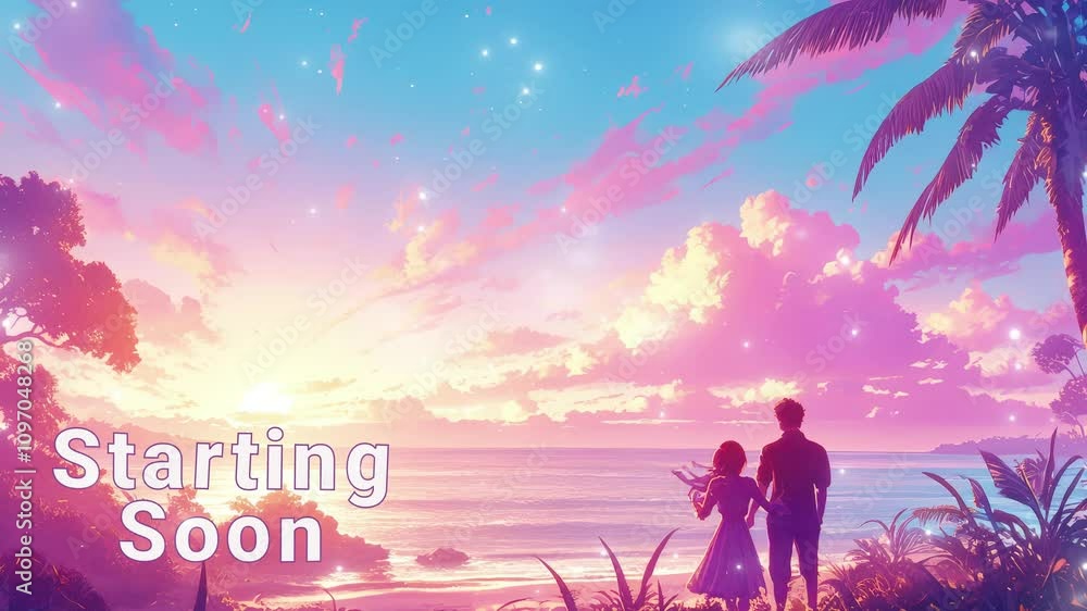 Captivating sunset over the ocean inspires connection and tranquility ...