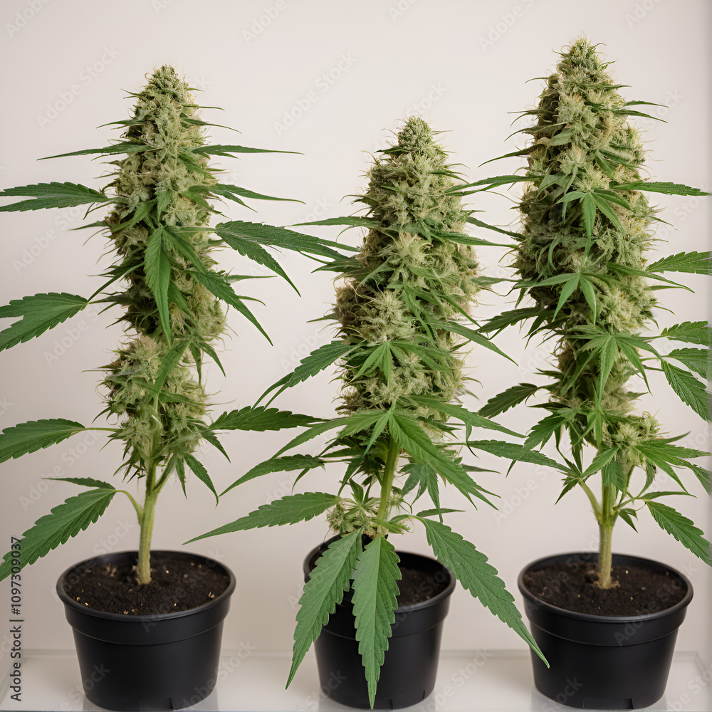 Rare plant, educational photography of hermaphrodite cannabis plant ...