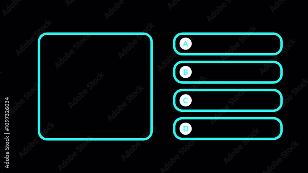 multiple choice questions template, quiz question answer template ...