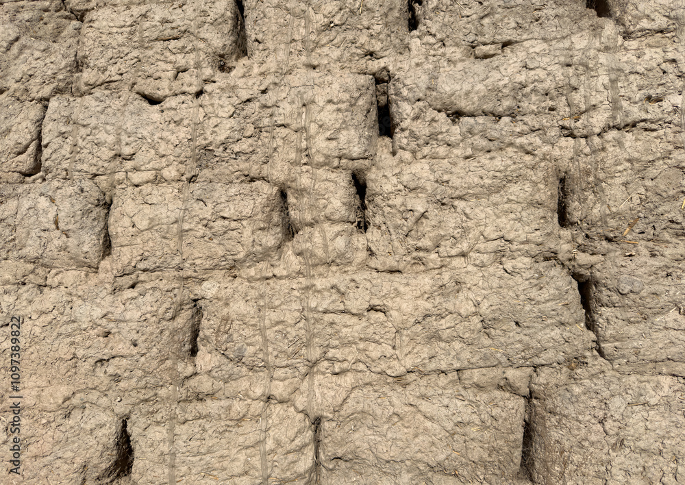 Poster Textura de muros de adobe – Wall Art | UkPosters