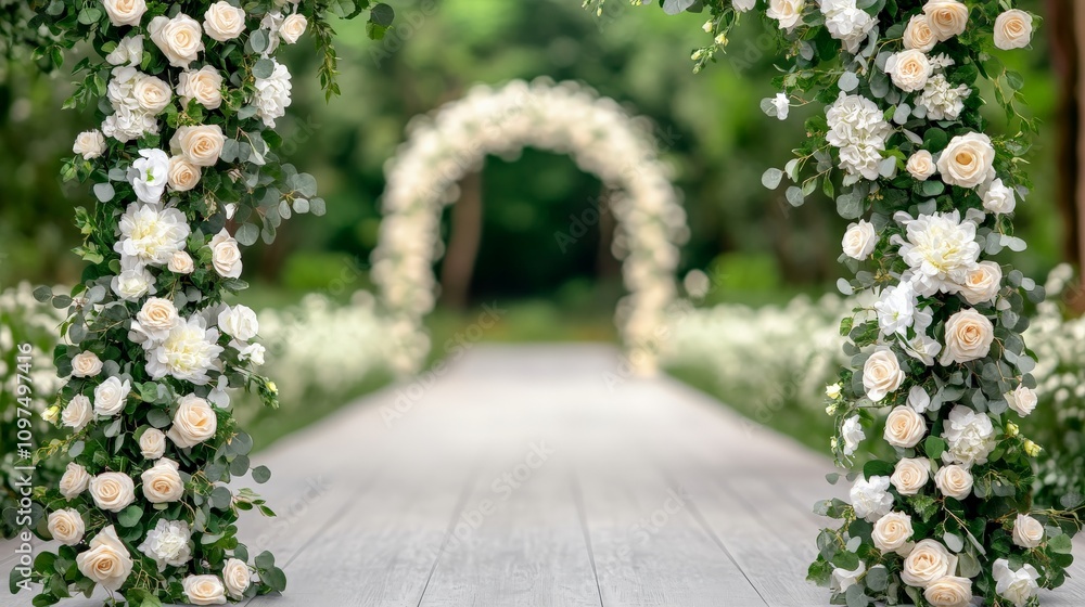 Floral Wedding Ceremony Arch: A romantic and enchanting wedding ...