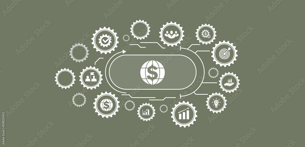Life cycle assessment concept LCA LCA icon for assessing the ...