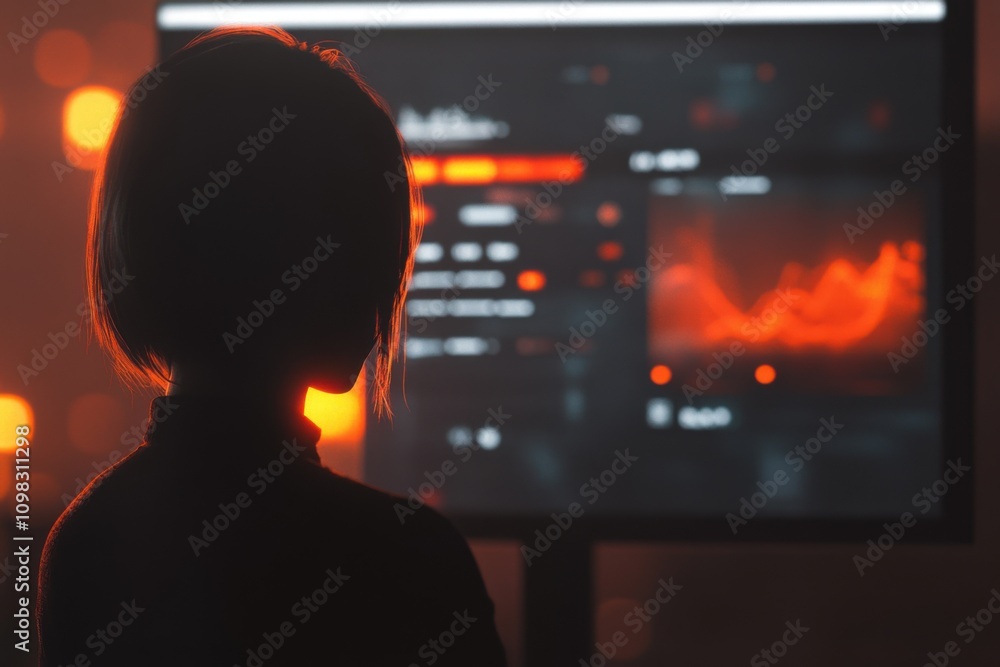 Character looking at their achievements panel with detailed achievement ...
