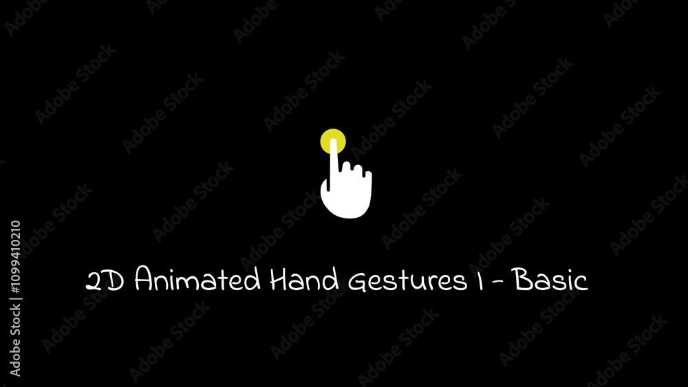 2D Animated Hand Gestures I - Basic Stock Template | Adobe Stock