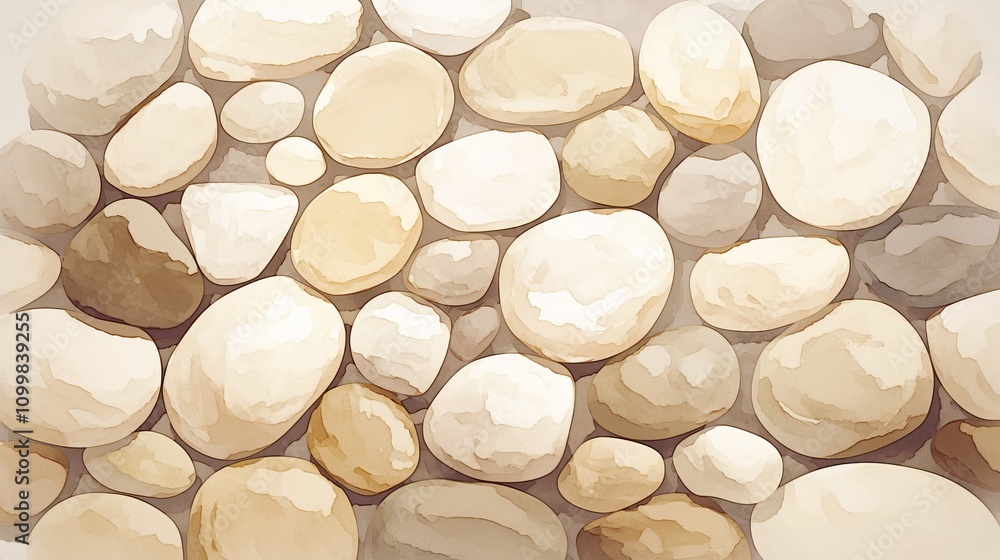 Natural stone pattern seamless texture, decorative stone illustration ...