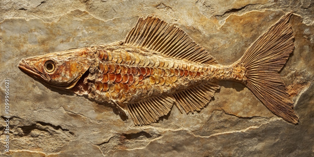 Ancient Chinese fossil fish, known as Lycoptera, showcases the ...