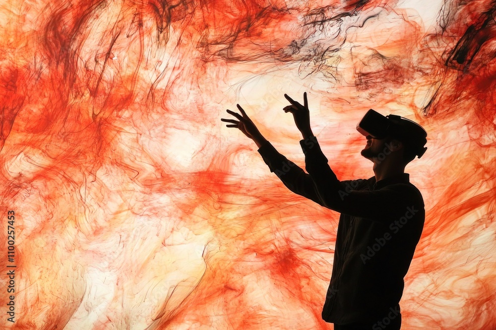 Virtual reality experience immersive art exploration urban gallery ...