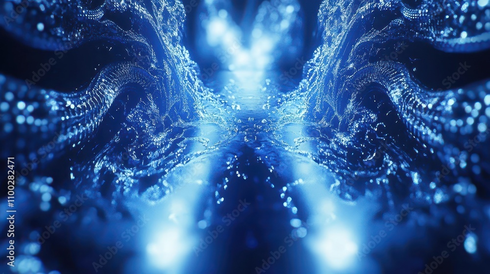 Quantum Physics-Inspired Border: Snake Silhouettes Emerging from Wave ...