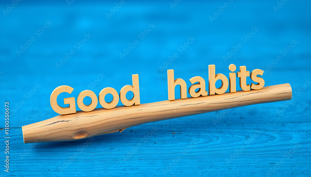 Good or bad habits symbol. Concept word Good habits Bad habits on ...
