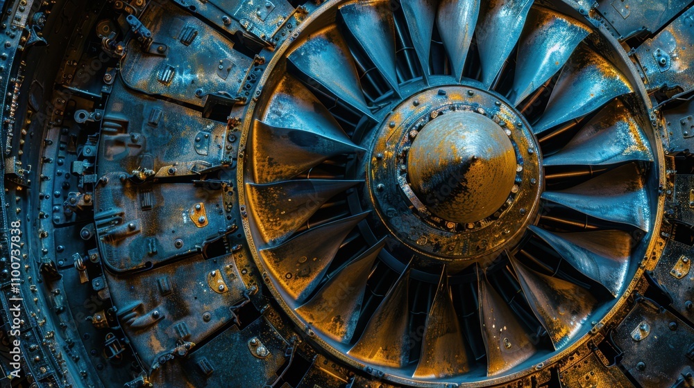 Turbine Engine: A rotary engine that generates power by expanding gases ...