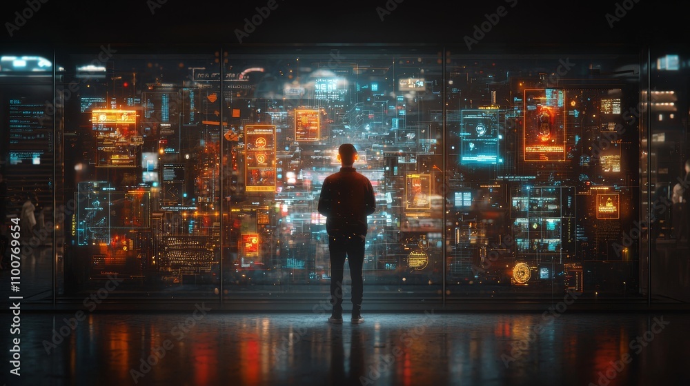 Virtual reality shopping experience futuristic mall immersive ...