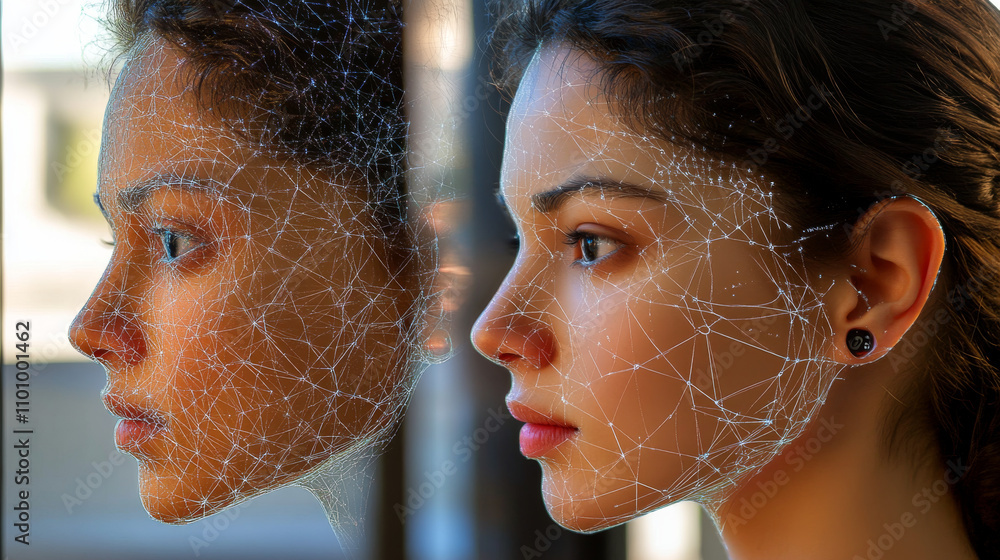3D face scanning uses computer-generated models to identify people ...