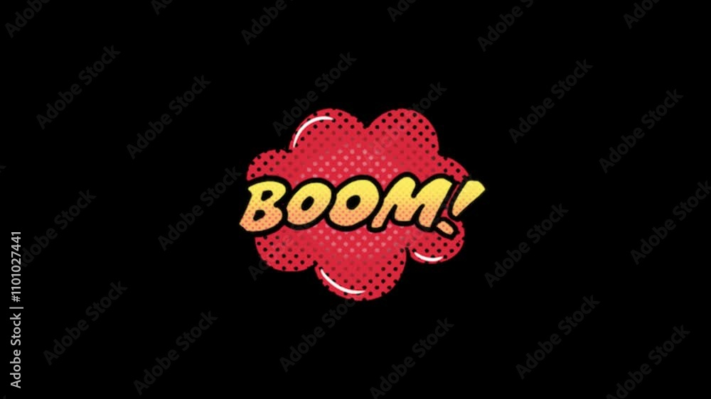 Pop up Retro cartoon doodle hand drawing motion graphics clip template ...