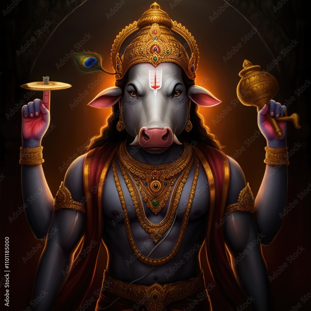 Varaha avatar of Vishnu | Varaha, the 3rd avatar of Lord Vishnu | The ...