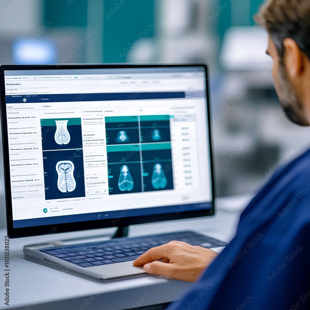 Radiology scheduling dashboard integrating patient, equipment, and ...