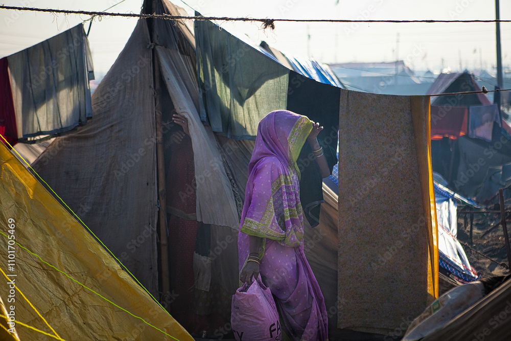 Kumbh Mela celebrations (Allahabad, India). Kumbh Mela (the festival of ...