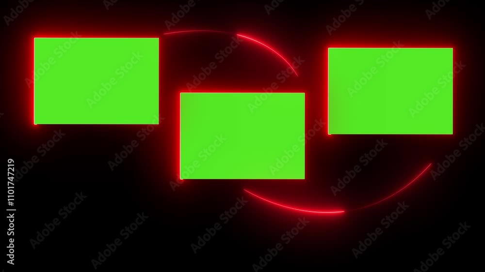 marking box animation background Colorful frame and gold border with ...