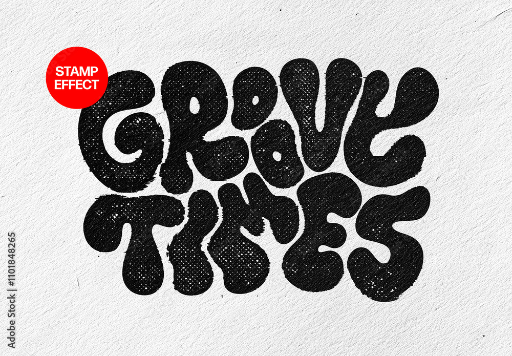 Stamp Print Text & Logo Effect Mockup Stock Template | Adobe Stock