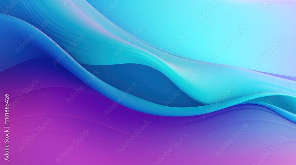Abstract gradient background transitioning from rich purple to calming ...