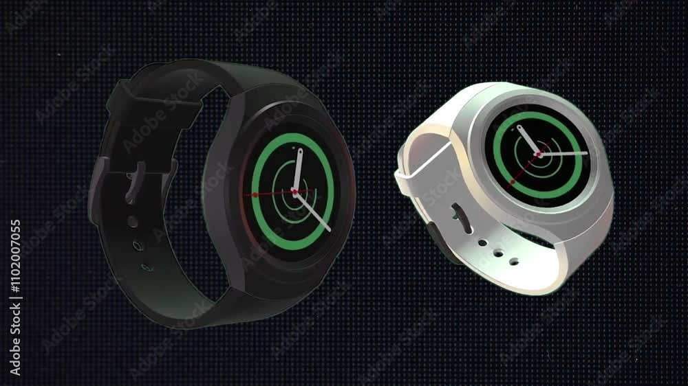 Smart watch 3D models, Visualize a detailed 3D model of a stylish ...