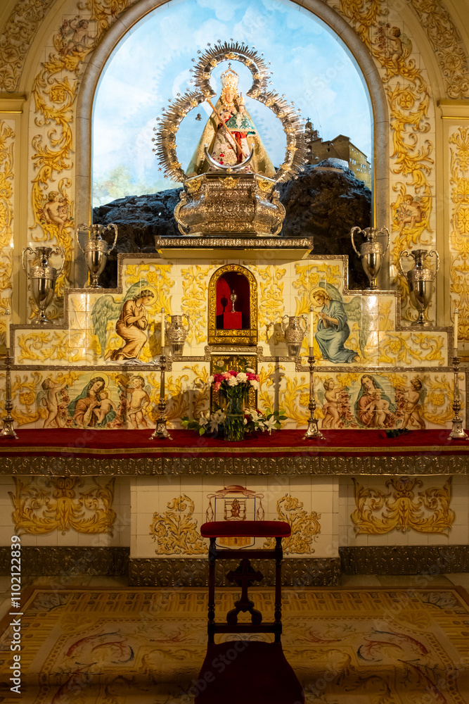 Madrid, Madrid - October 01, 2024: Inside Church of Saint Gines, one of ...