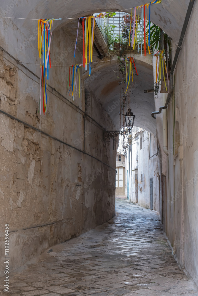 Poster Gasse in der Altstadt, Galatina, Apulien – Wall Art | UkPosters