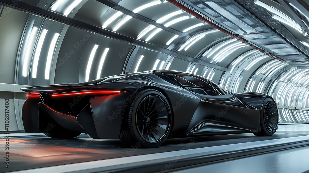 Sleek hypercar concept with biomimetic design active aerodynamics and ... Sleek hypercar concept with biomimetic design active aerodynamics and ...