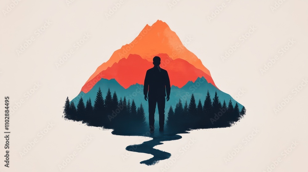 Finding your own identity and path in life. Continuous self-development ...