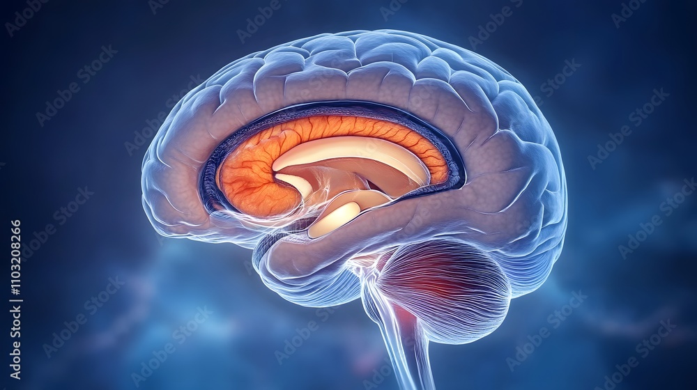Human Basal Ganglia as subcortical nuclei inside the human brain ...