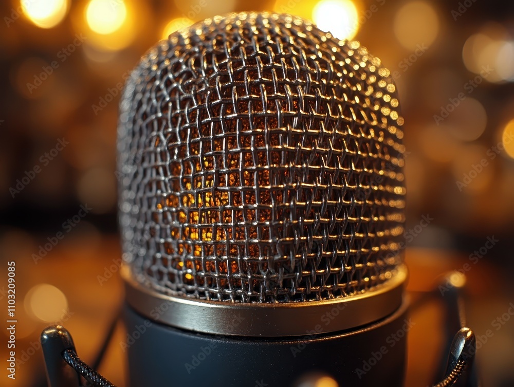 Microphone sound music stage audio performance classic vocal concert ...