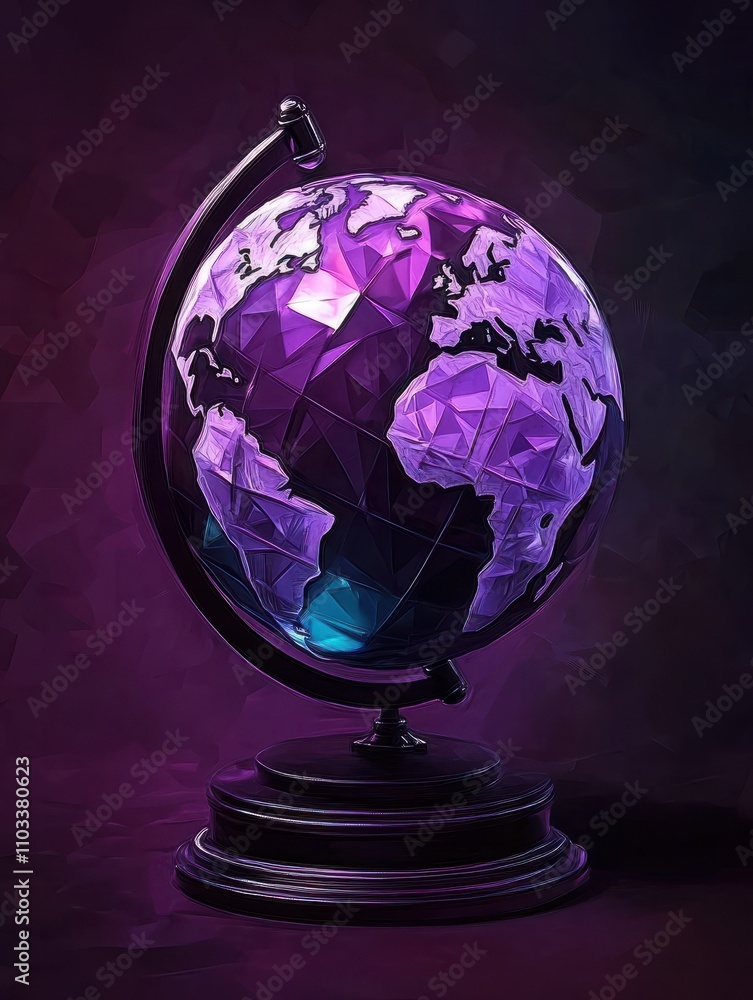 4IR fourth industrial revolution on the ultraviolet background of ...