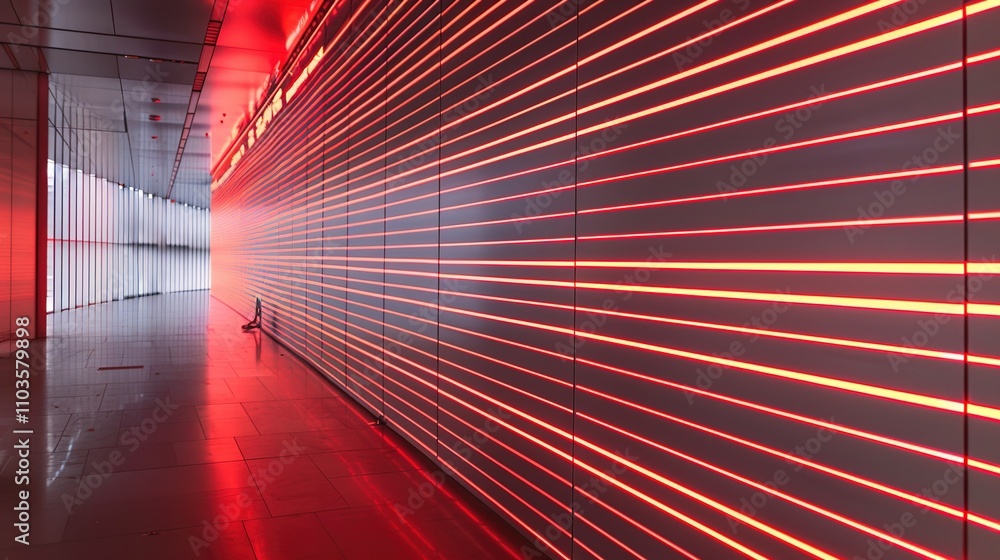 Annual meeting background technology lines red technology kv sign in ...