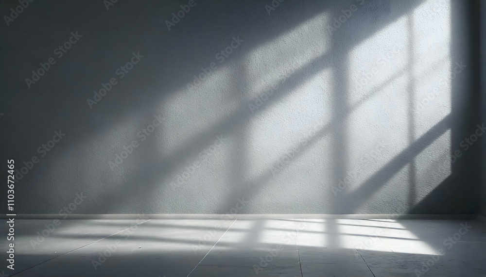 Gray background for product presentation with shadow and light from ...