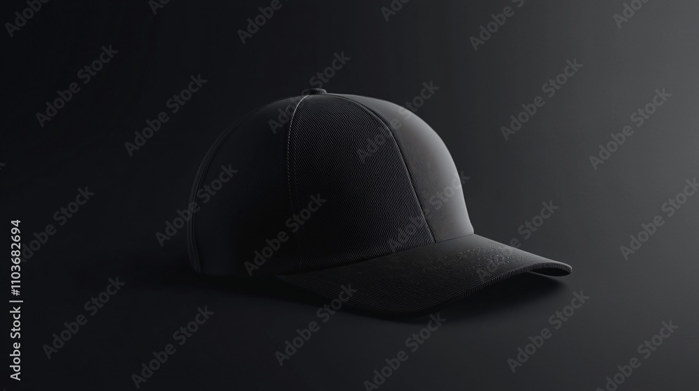 Professional Snapback Cap Mockup in Studio Lighting for Creative ...