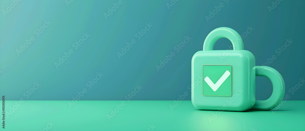 "Secure Login Field with Green Check Mark Icon: Ensuring Safe User ...