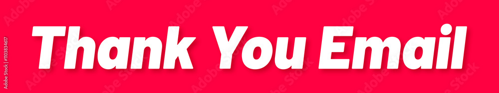 Thank You Email Stamp, Red Background with Thank You Email Word Rubber ...