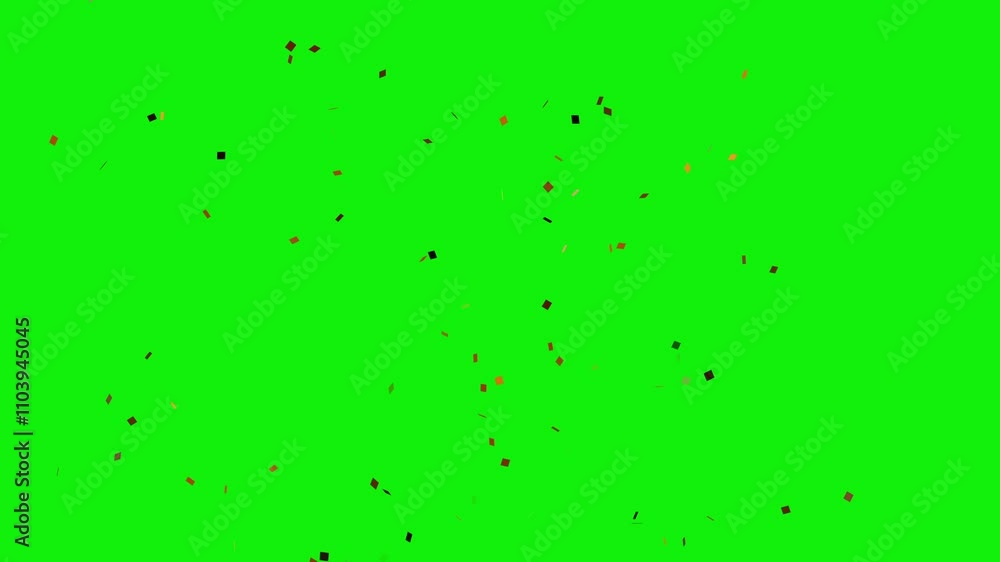 Confetti explosion, Colorful 3D Falling Golden confetti falling effects ...