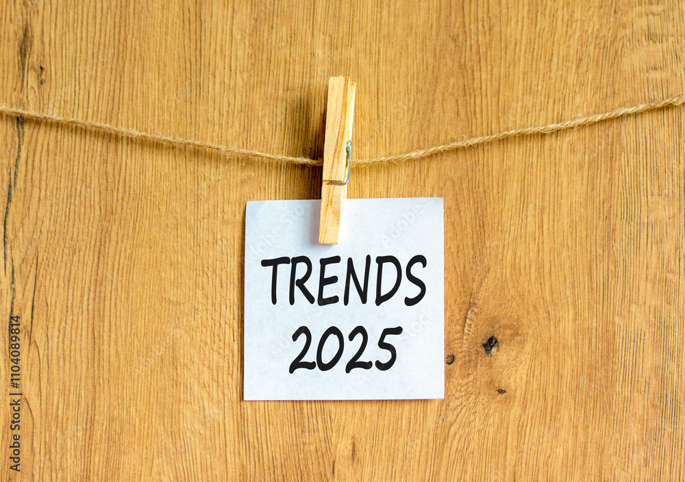 Planning trends 2025 new year symbol. Concept words Trends 2025 on ...